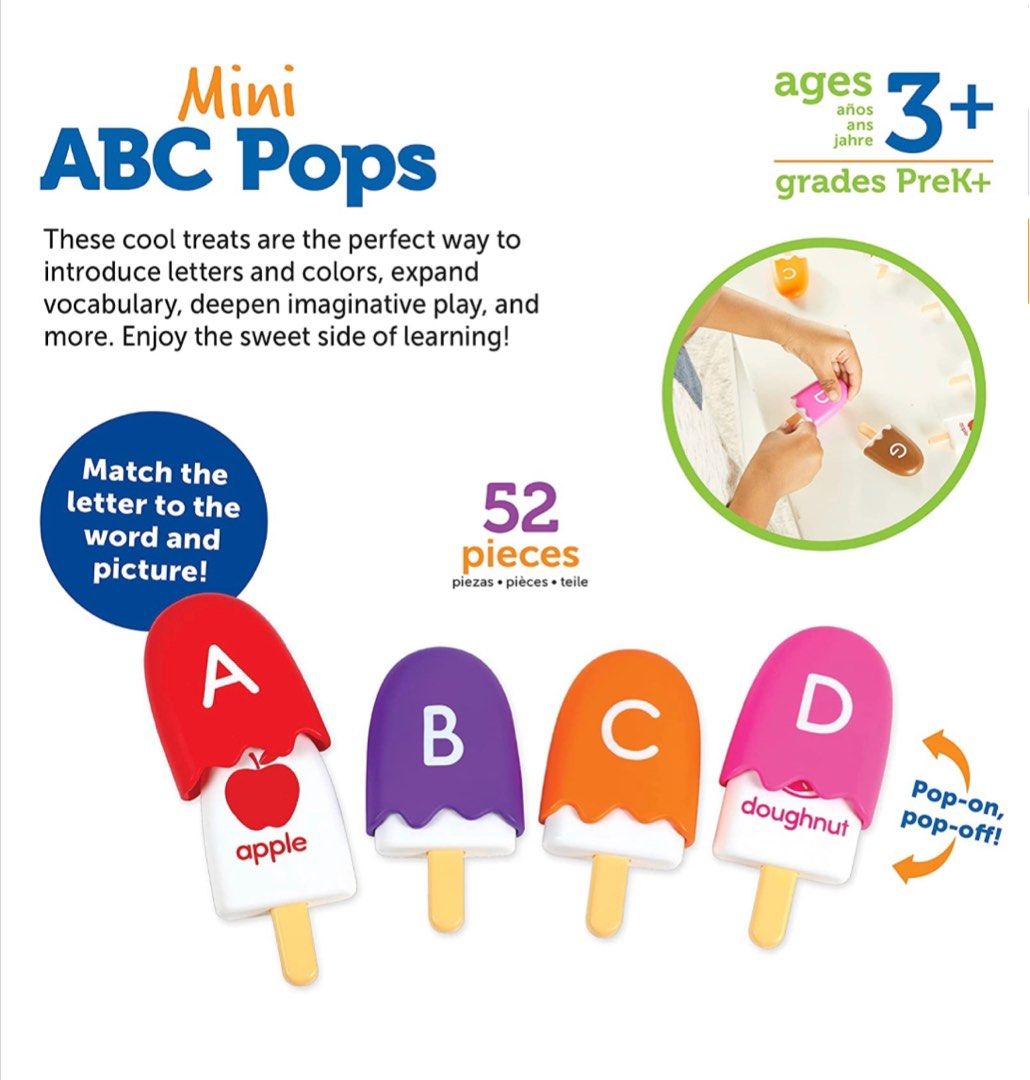 Learning Resources Mini Abc Pops On Carousell