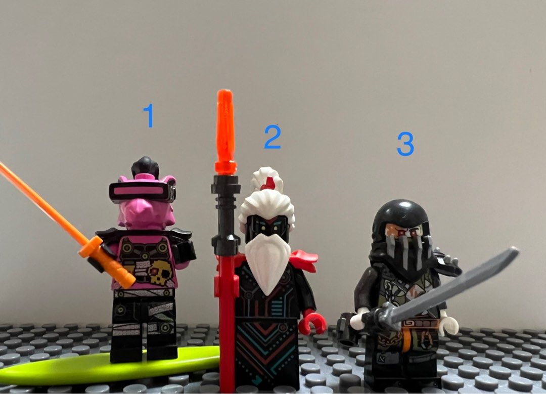 Lego Ninjago Richie,Unagami and Nuzzle, 興趣及遊戲, 玩具 & 遊戲類 - Carousell
