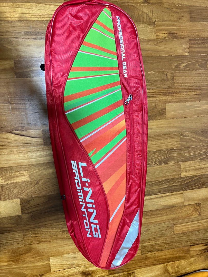 Li Ning Badminton Bag, Sports Equipment, Sports & Games, Racket & Ball ...
