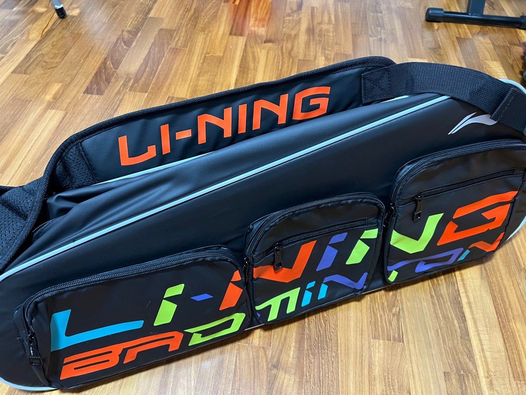 Li Ning Badminton Racket Bag, Sports Equipment, Sports & Games, Racket ...