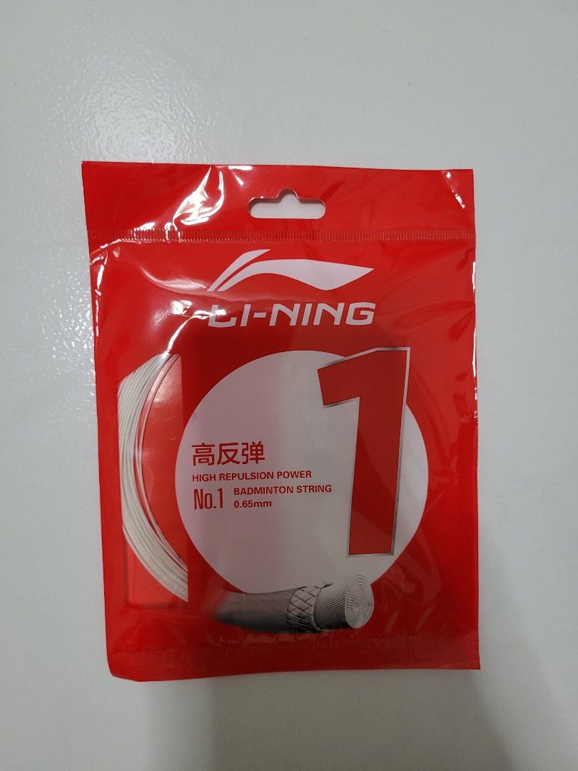 Li Ning no. 1 badminton string, Sports Equipment, Sports & Games ...
