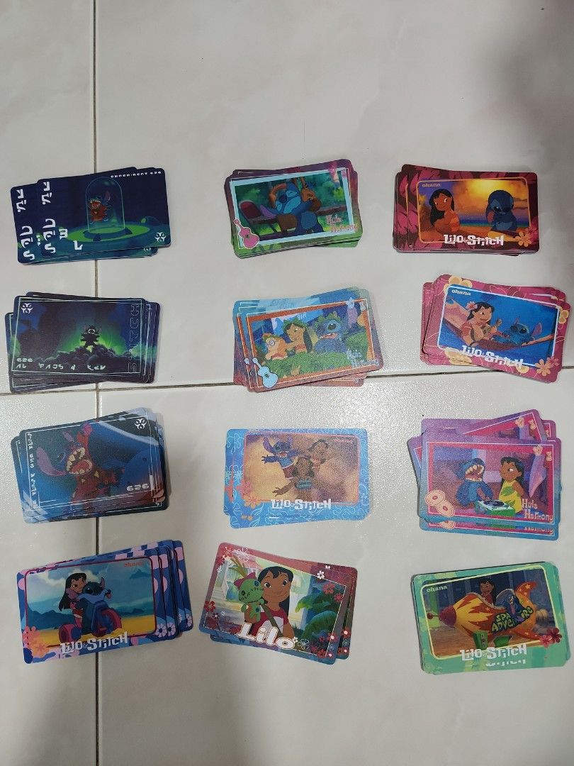Lilo & stitch cards rare card cow play cow moo cpcm stitch, Hobbies ...