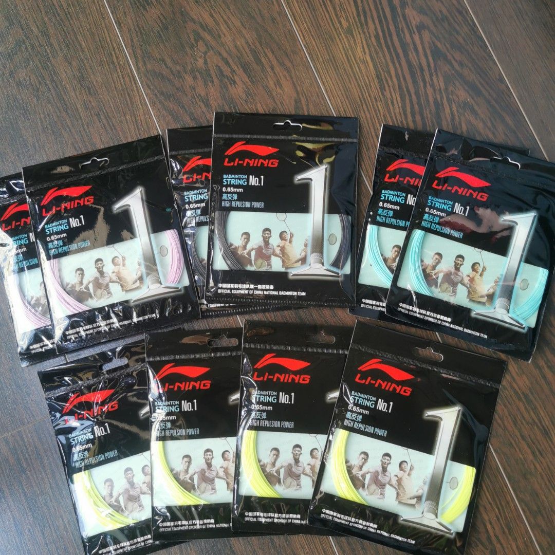 Li-Ning No. 1 Badminton String, Sports Equipment, Sports & Games ...