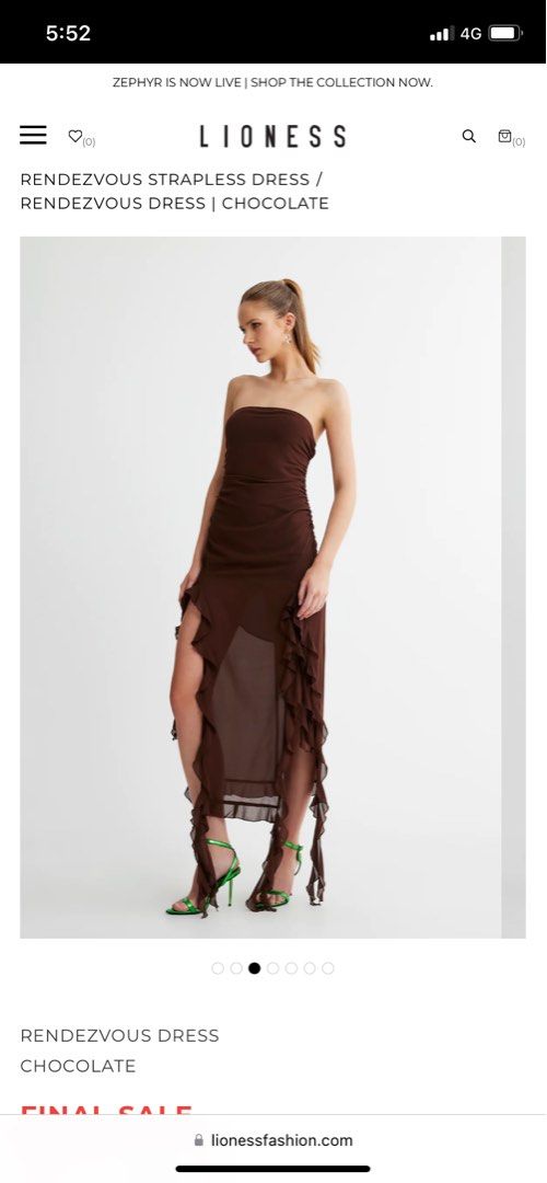 Lioness Rendezvous Dress (Chocolate), Women's Fashion, Dresses & Sets ...