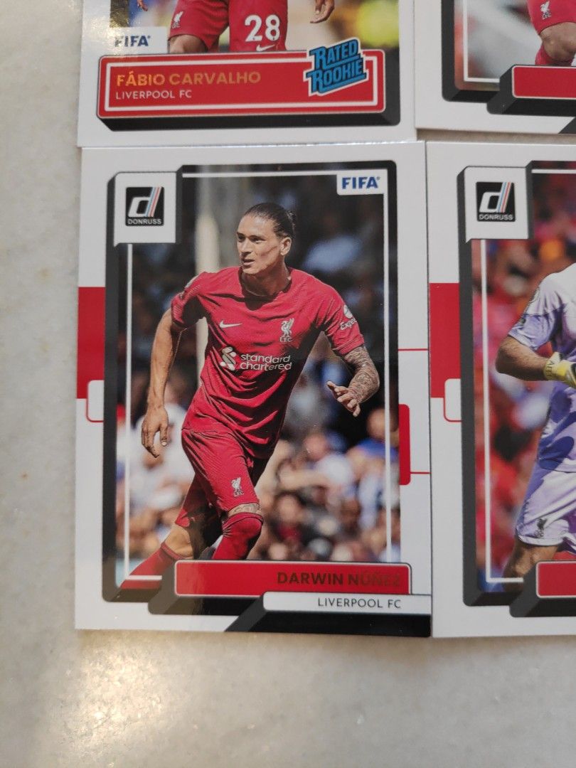 Liverpool Soccer Card Set Salah Nunez Van Dijk Trent Alexander Arnold ...