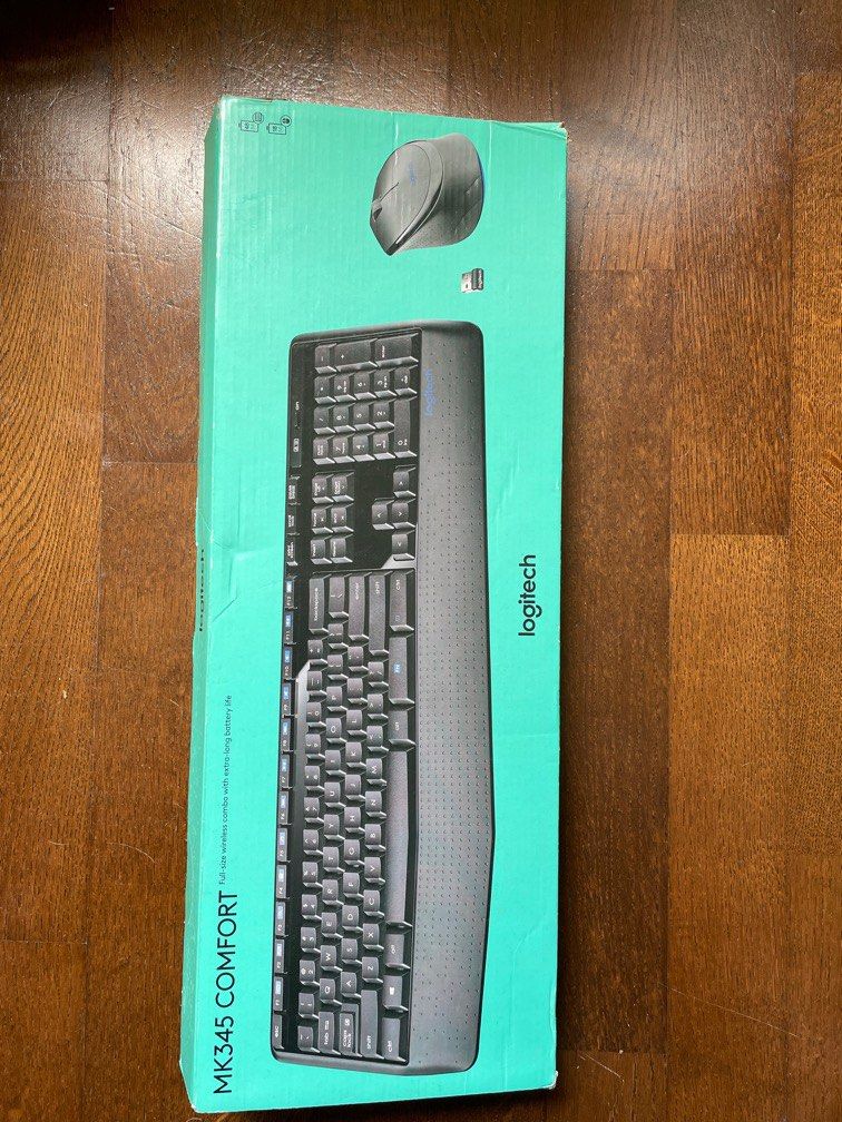Logitech MK345 Comfort Wireless Keyboard, Computers & Tech, Parts ...