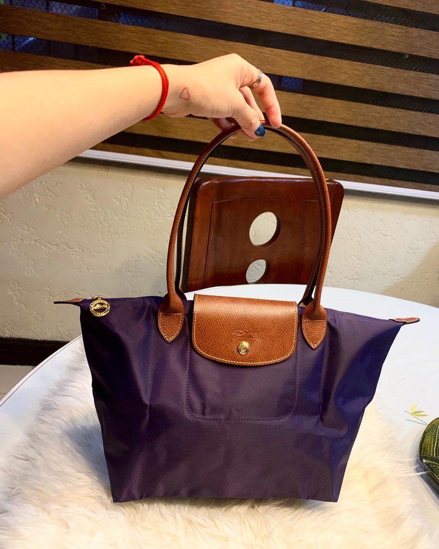 longchamp small longhandle bilberry, Luxury, Bags & Wallets on Carousell