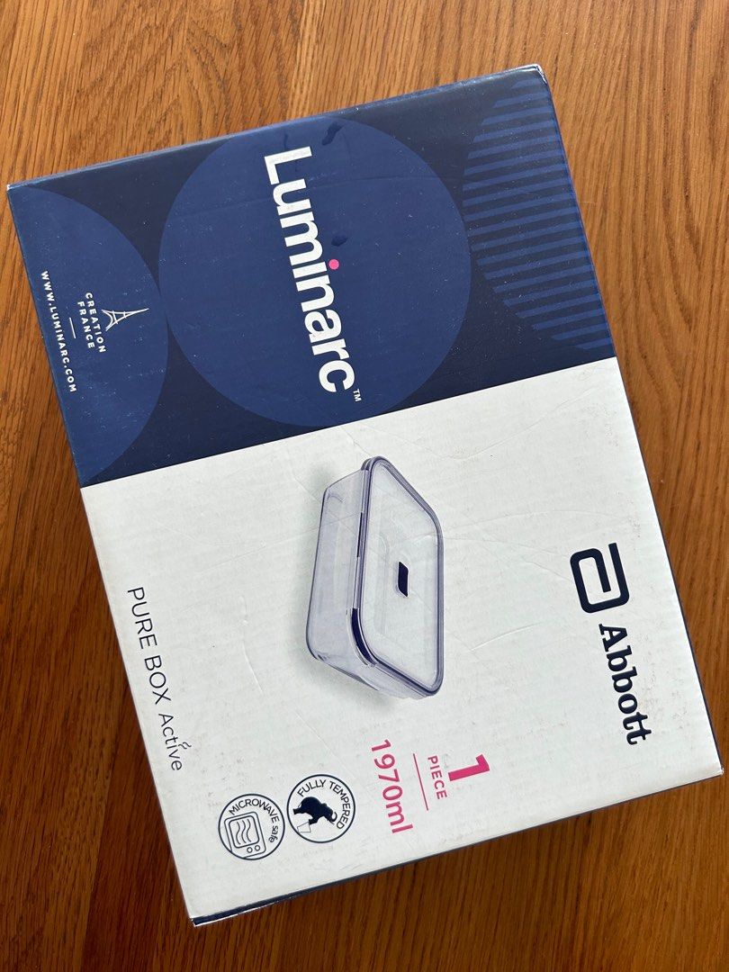 Luminarc Pure box 1970ml, Everything Else on Carousell
