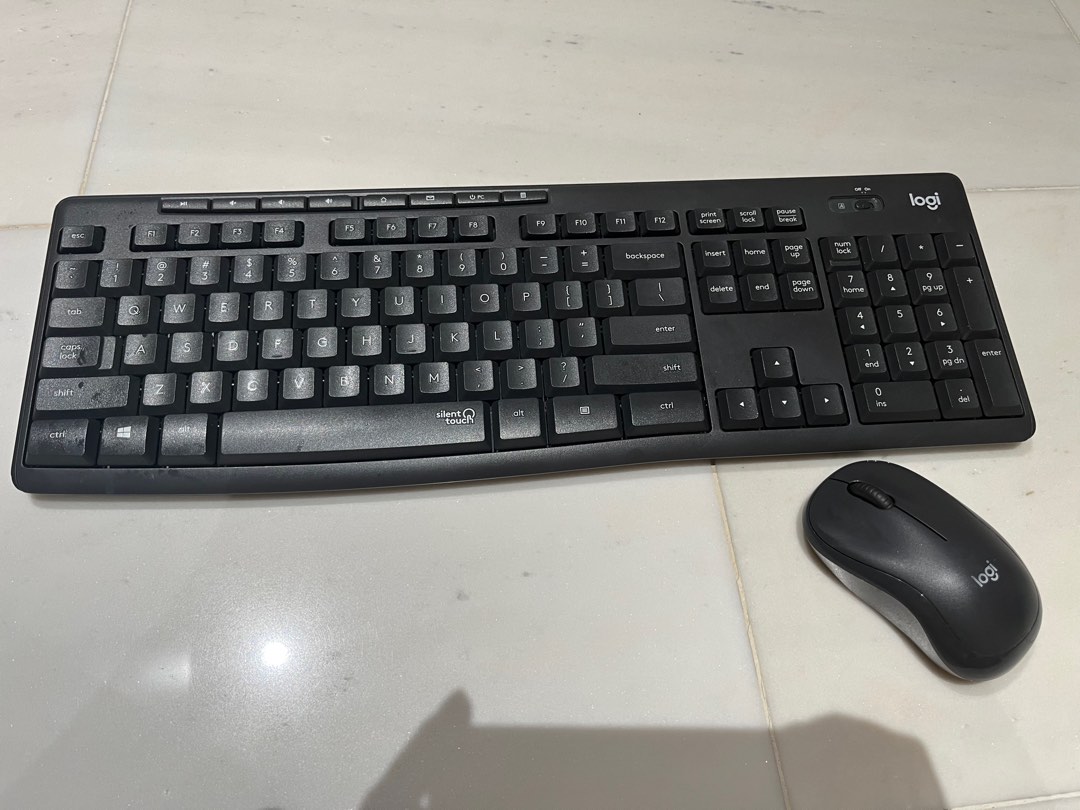 M220 Silent Touch Wireless Keyboard & Mouse, Computers & Tech, Parts ...