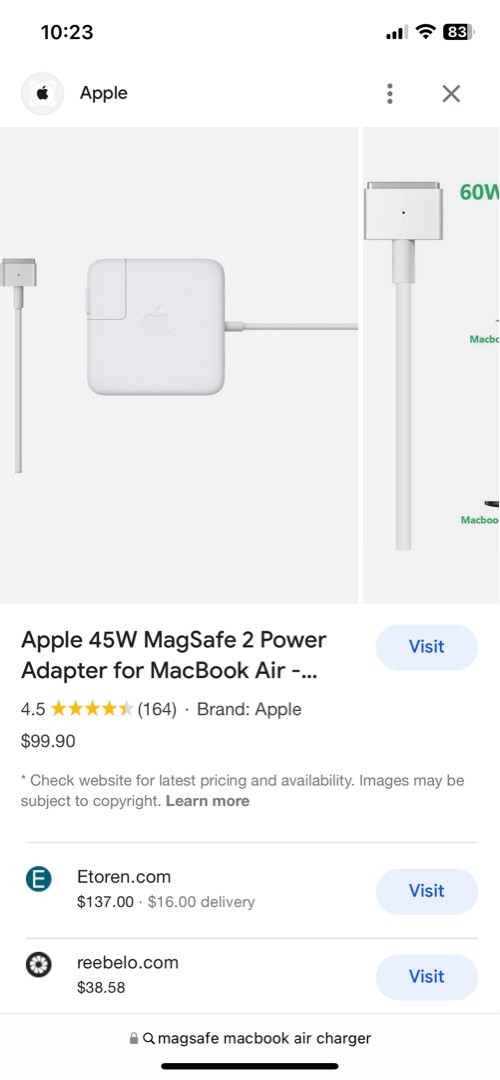 Macbook Charger, Computers & Tech, Parts & Accessories, Chargers on ...