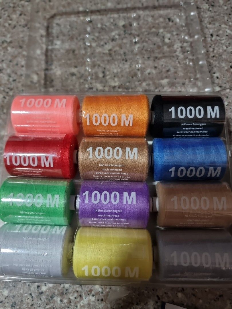 Machine thread, Hobbies & Toys, Stationery & Craft, Craft Supplies ...