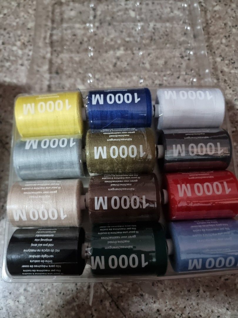 Machine thread, Hobbies & Toys, Stationery & Craft, Craft Supplies ...