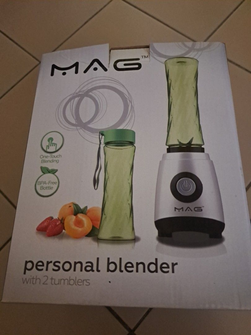 MAG Personal Blender with 2 Tumblers, TV & Home Appliances, Kitchen ...