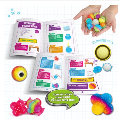 Make Your Own DIY Bouncy Ball Craft Kit Children STEM DIY Birthday ...