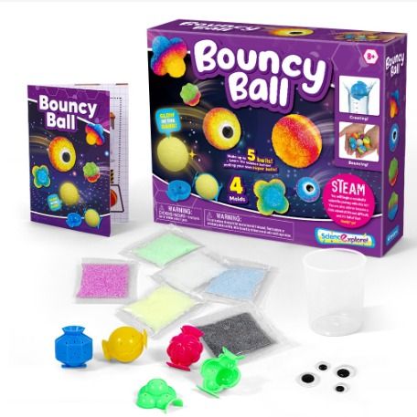 Make Your Own DIY Bouncy Ball Craft Kit Children STEM DIY Birthday ...