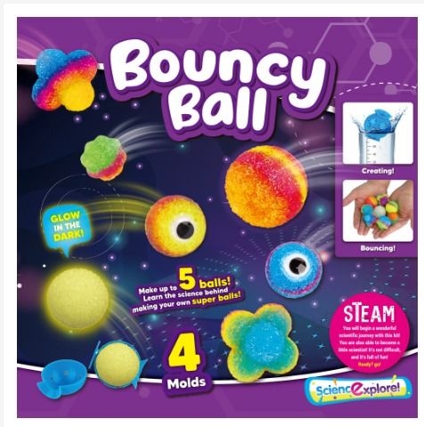 Make Your Own DIY Bouncy Ball Craft Kit Children STEM DIY Birthday ...