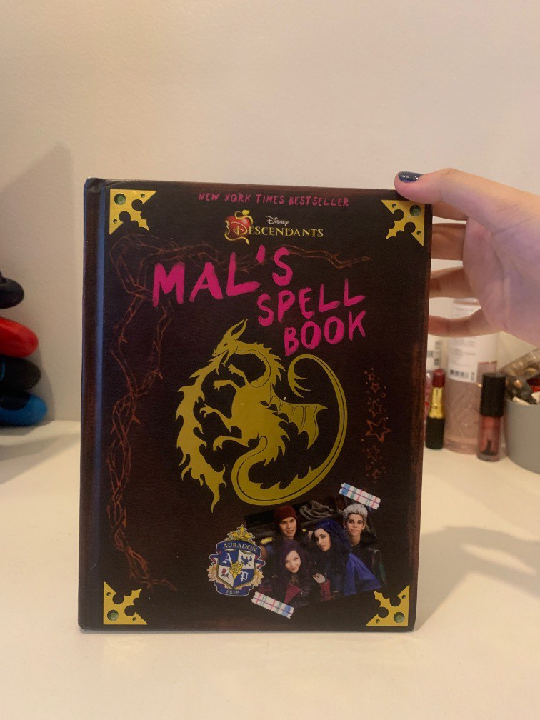 Mals Spell book disney on Carousell