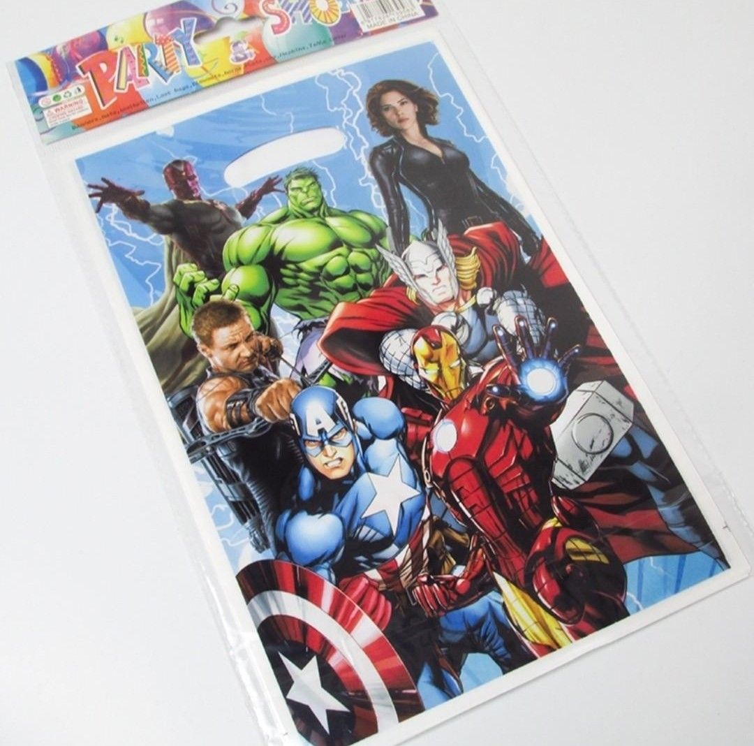 Marvel Avengers Happy Birthday Banner Party Decoration Garland Ironman ...