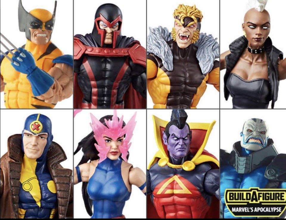 Marvel Legends Apocalypse psylocke multiple man sabretooth gladiator ...