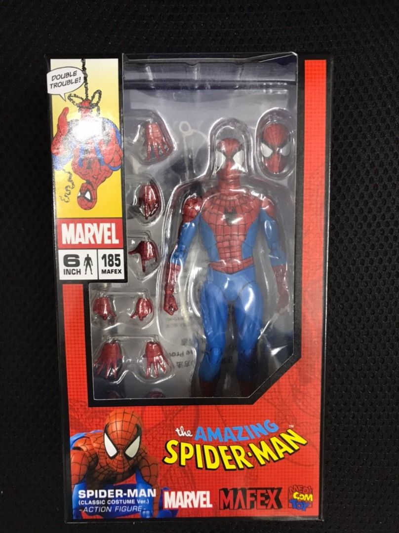 Marvel MAFEX No.185 Spider-Man (Classic Costume Ver.), Hobbies & Toys, Toys & Games on Carousell