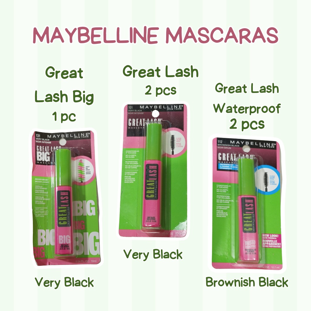 Maybelline Mascaras, Beauty & Personal Care, Face, Makeup on Carousell