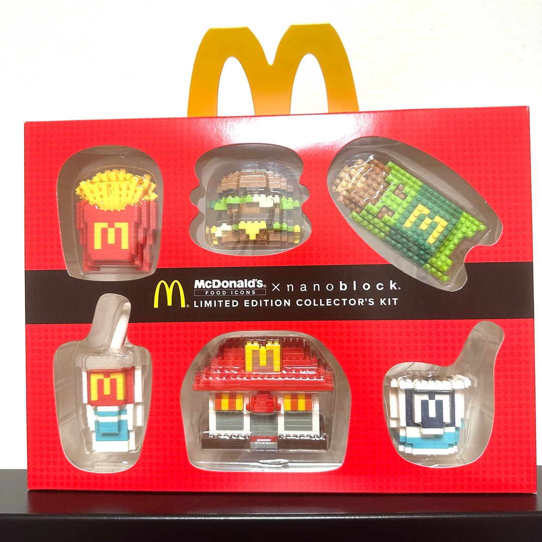 MCDONALD'S X NANOBLOCK FOOD ICONS COMPLETE SET, Hobbies & Toys, Memorabilia & Collectibles ...