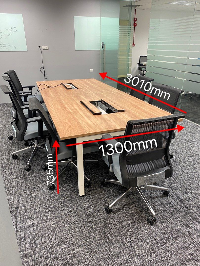 Meeting room table | large office table | large meeting room table sit ...