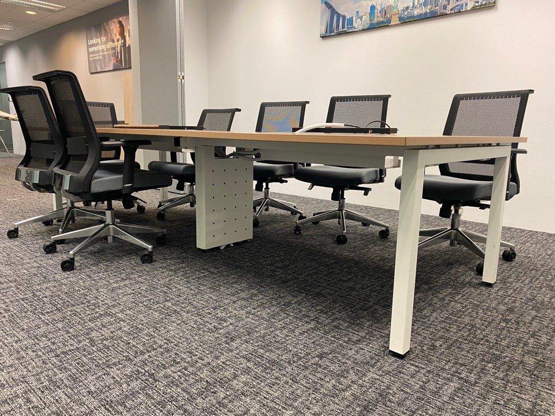 Meeting room table | large office table | large meeting room table sit ...