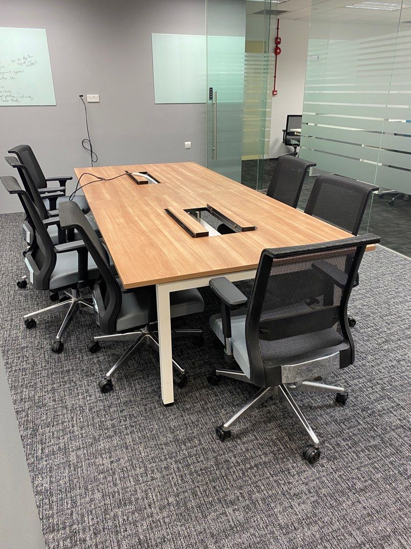 Meeting room table | large office table | large meeting room table sit ...