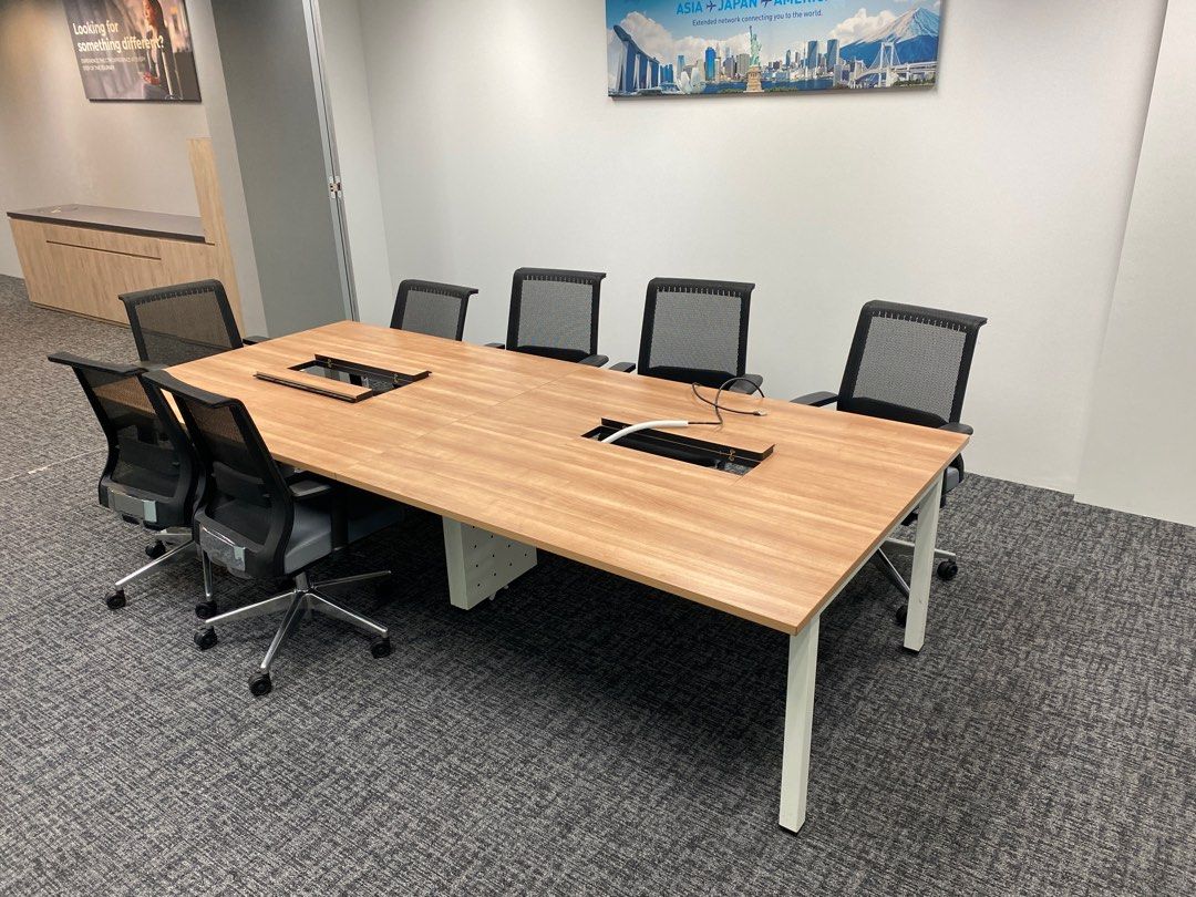 Meeting room table | large office table | large meeting room table sit ...