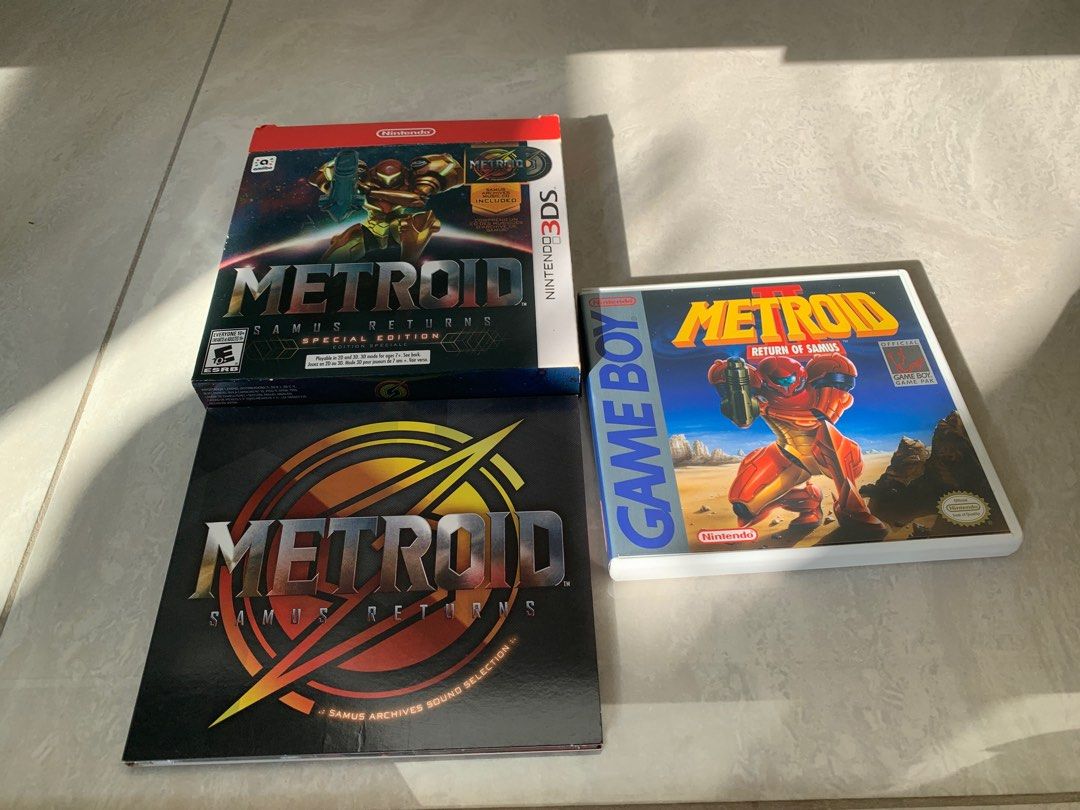 Metroid samus returns special edition, Video Gaming, Video Games ...