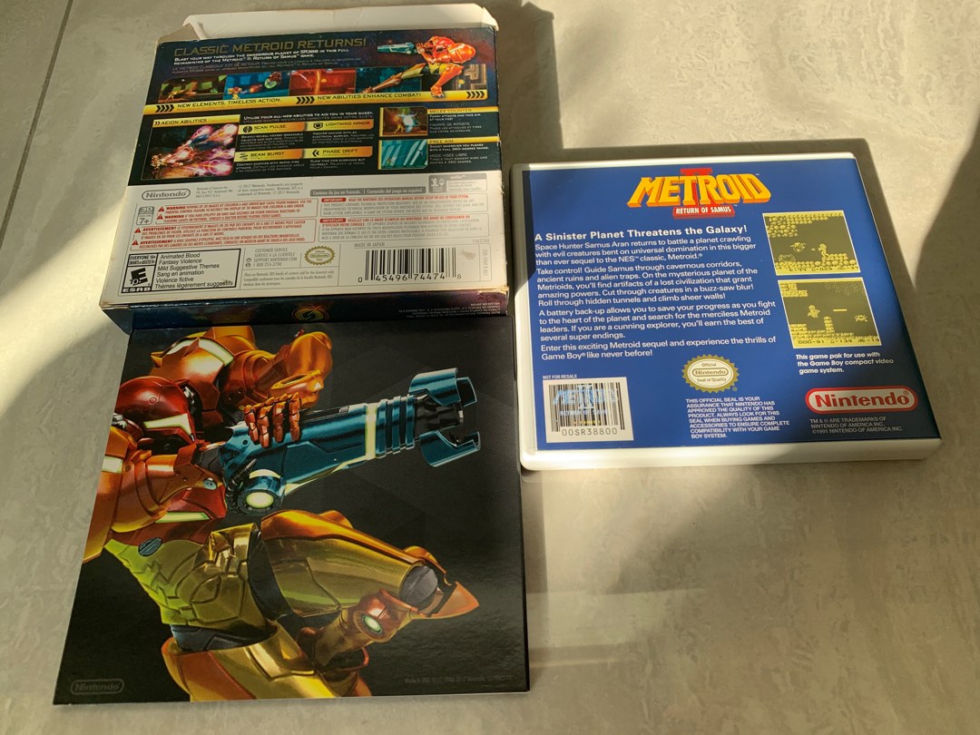 Metroid samus returns special edition, Video Gaming, Video Games ...