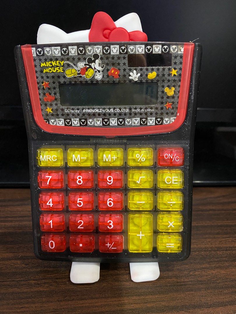 Mickey Mouse Calculator, Hobbies & Toys, Stationary & Craft, Stationery ...