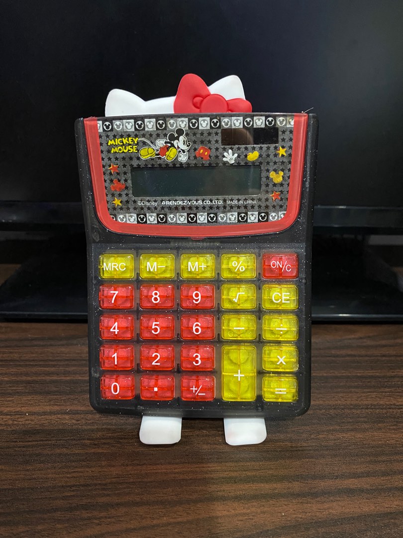 Mickey Mouse Calculator, Hobbies & Toys, Stationary & Craft, Stationery ...