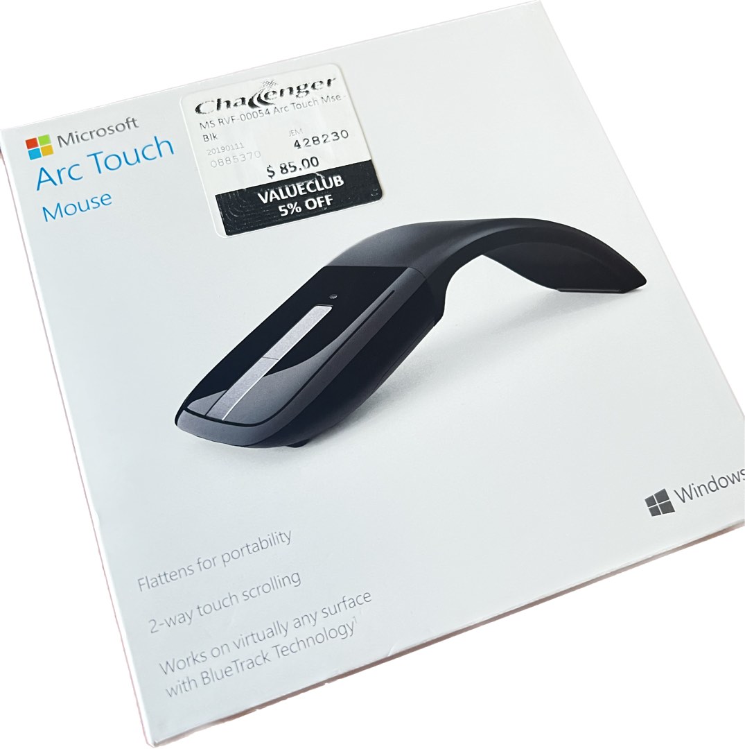 Microsoft Arc Touch Mouse, Computers & Tech, Parts & Accessories, Mouse ...