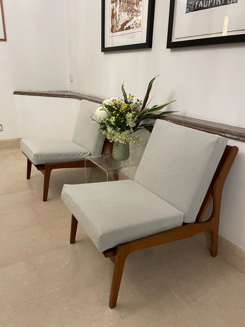 Mid Century Pak Awang Chairs - Teak, Furniture & Home Living, Furniture ...