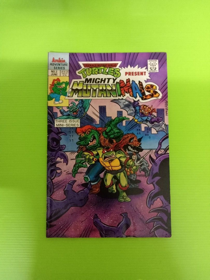 Mighty Mutanimals #2 ( Ken Mitchroney - Cover Art ) Archie Comics ...