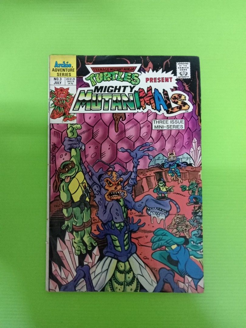 Mighty Mutanimals #3 ( Ken Mitchroney - Cover Art ) Archie Comics ...