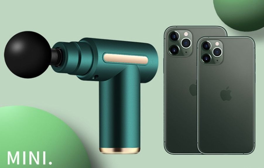 Mini Massage Gun Electric Impact Gun Muscle Relaxer Vibration Massage ...