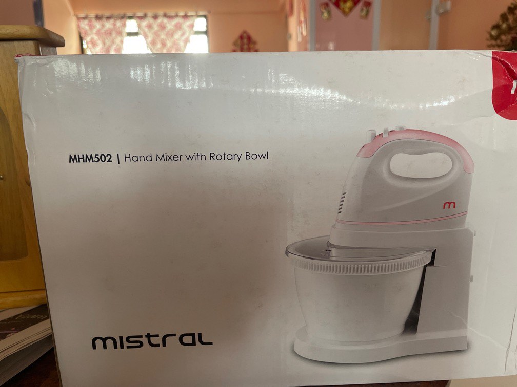 Mistral Handmixer with Rotary Bowl, TV & Home Appliances, Kitchen ...