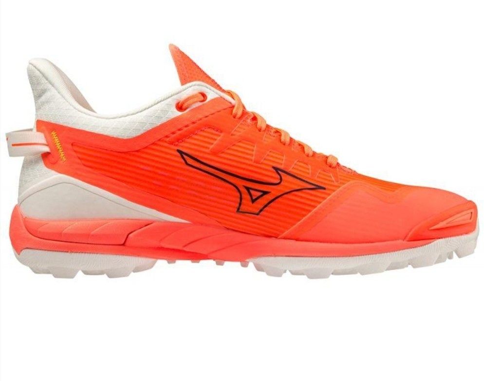Mizuno Wave Leopardus Field Hockey Shoe -Neon Flame | 2023/2024 Season, Men's Fashion, Footwear ...