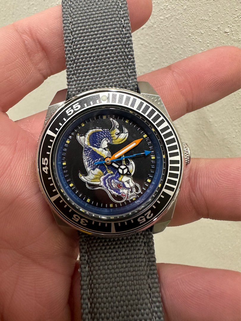 [Mod] Diy Koi dial seiko samurai, Men's Fashion, Watches & Accessories ...