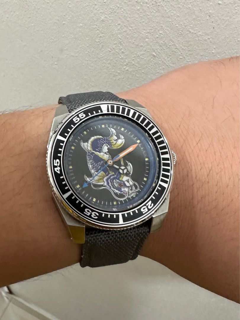 [Mod] Diy Koi dial seiko samurai, Men's Fashion, Watches & Accessories ...