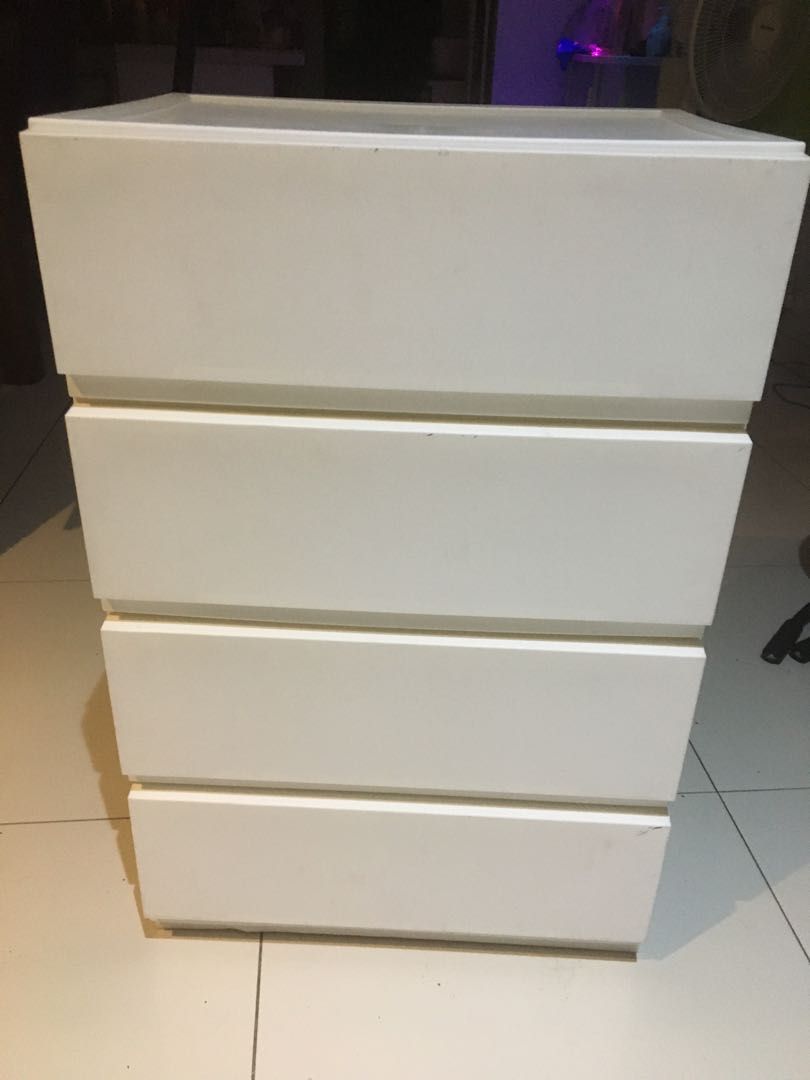 Modern Minimalist Matte White Plastic Drawer MADE IN JAPAN, Furniture ...