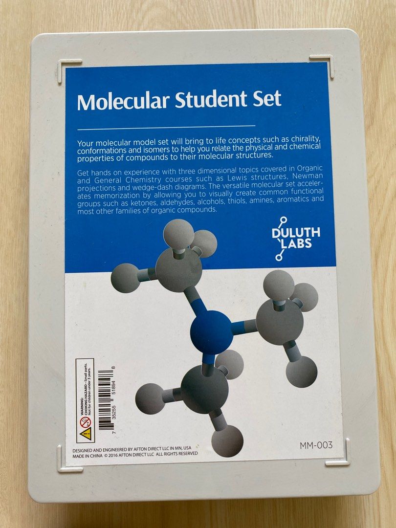 Molecular Student Set (Chemistry), Hobbies & Toys, Toys & Games on ...