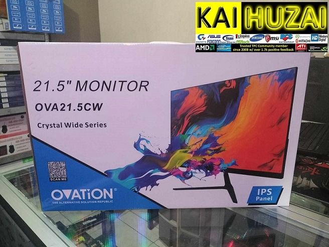 Monitor Ovation 21.5inches IPS 75hz Frameless, Computers & Tech, Parts & Accessories, Monitor ...