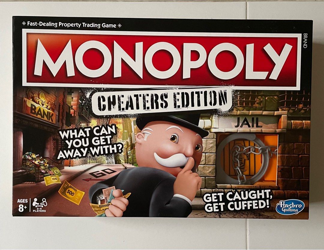 Monopoly Cheaters Edition, Hobbies & Toys, Toys & Games on Carousell