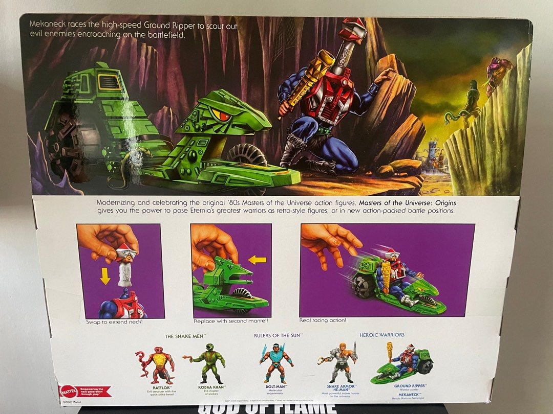 MOTU Origins Ground Ripper and Mekanek, Hobbies & Toys, Toys & Games on ...