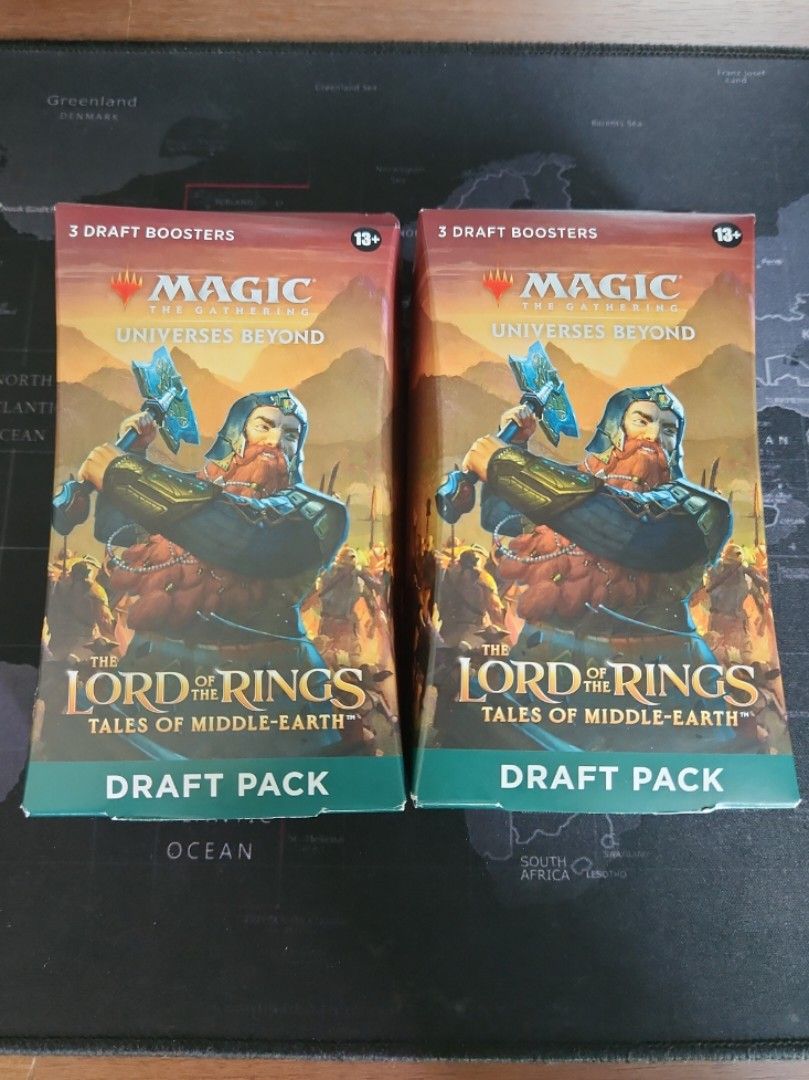 MTG Lord of the Rings Draft Pack, Hobbies & Toys, Toys & Games on Carousell