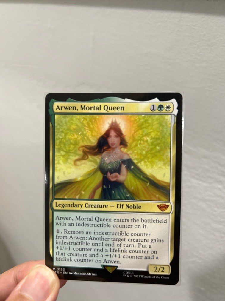 MTG LOTR Arwen Mortal Queen, Hobbies & Toys, Toys & Games on Carousell